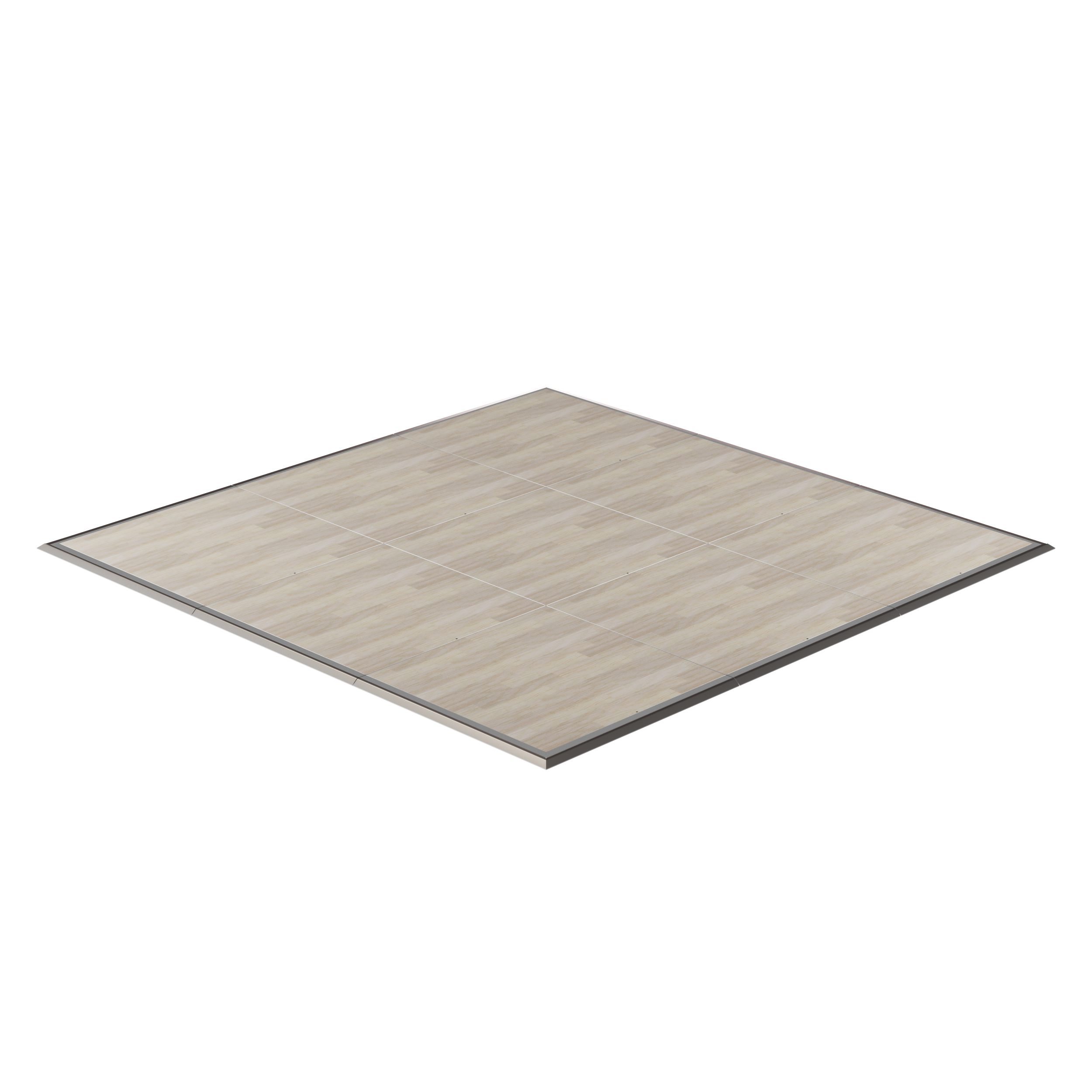 California Portable Dance Floor | Maple Plank Laminate Kit | 4'x4' Pan ...